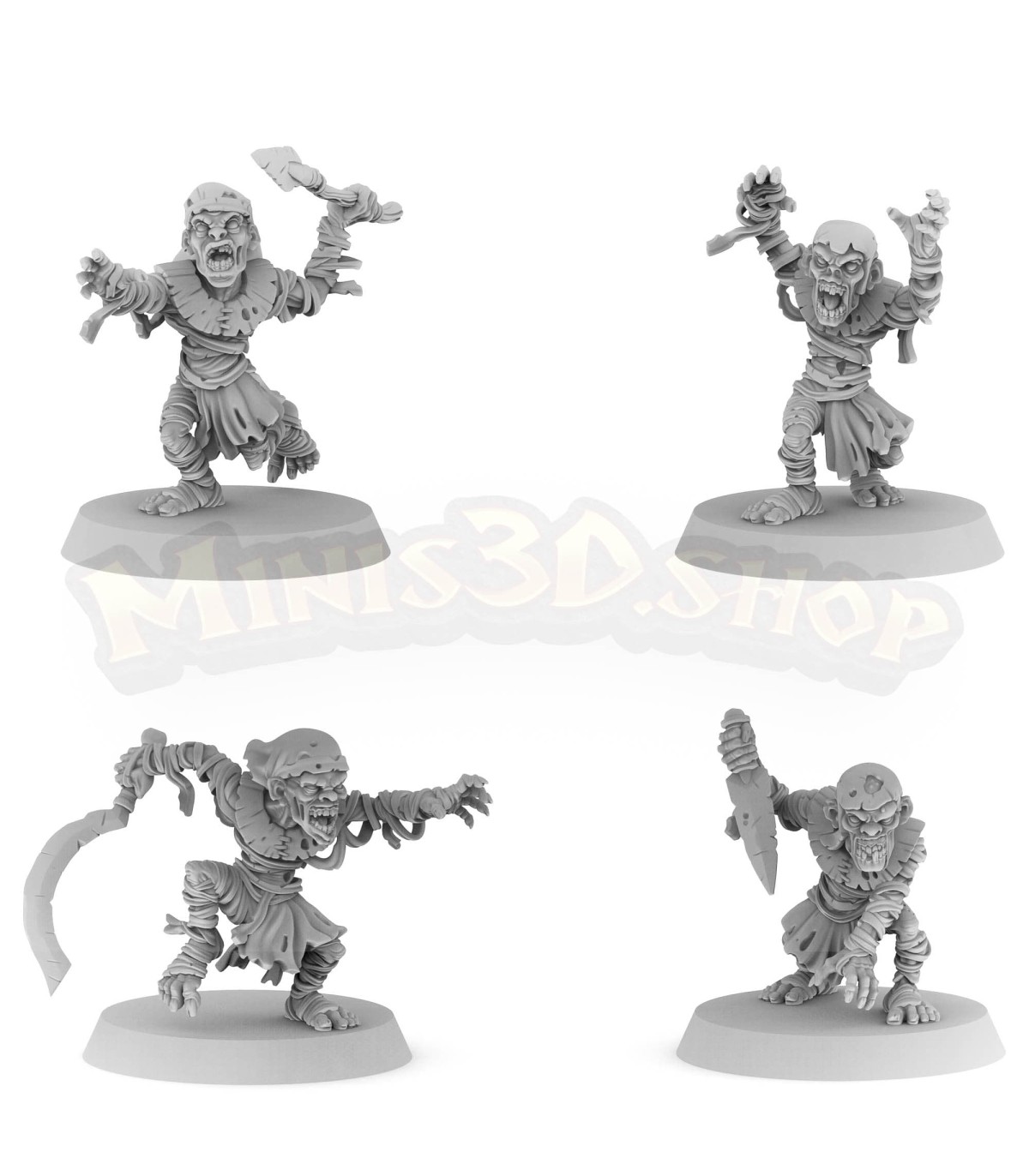 Enanos Esqueleto PACK (4M)