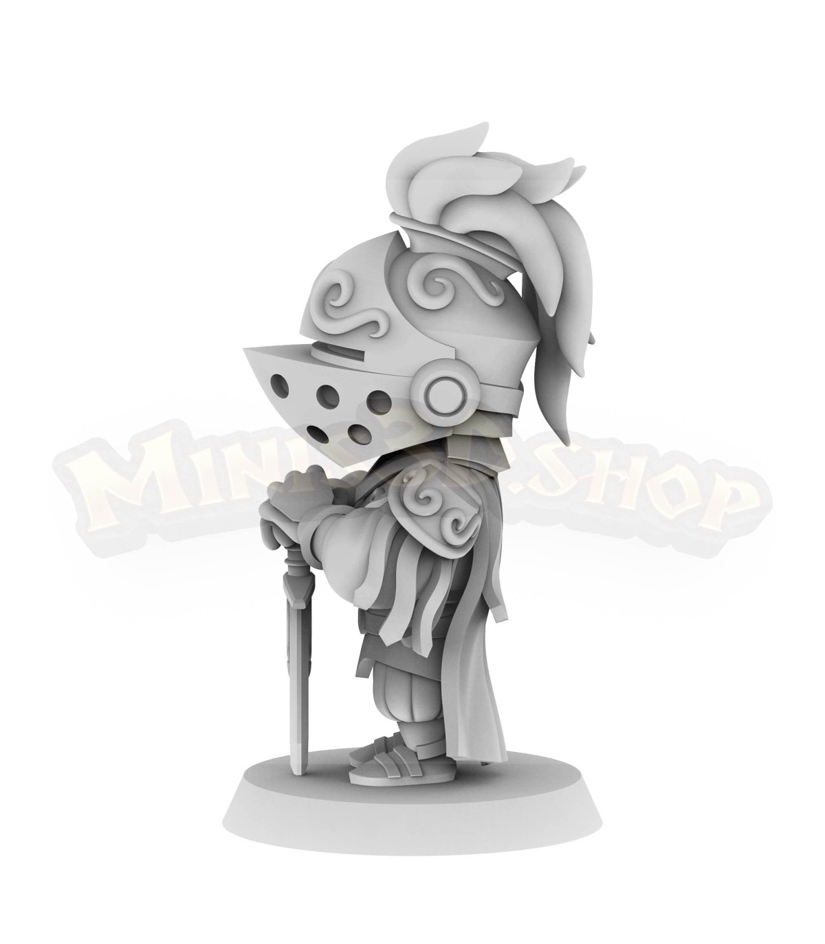 Guardia con Espada Chibi