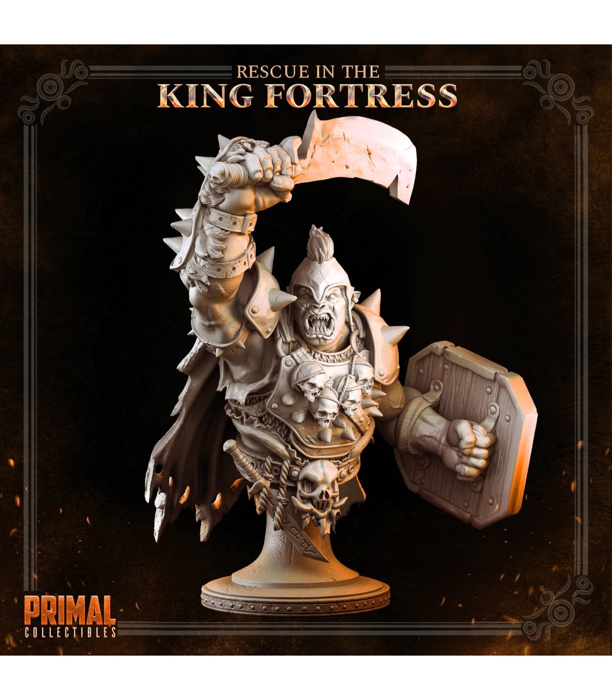 Throg Orc Warlord, Orc Warlord Bust