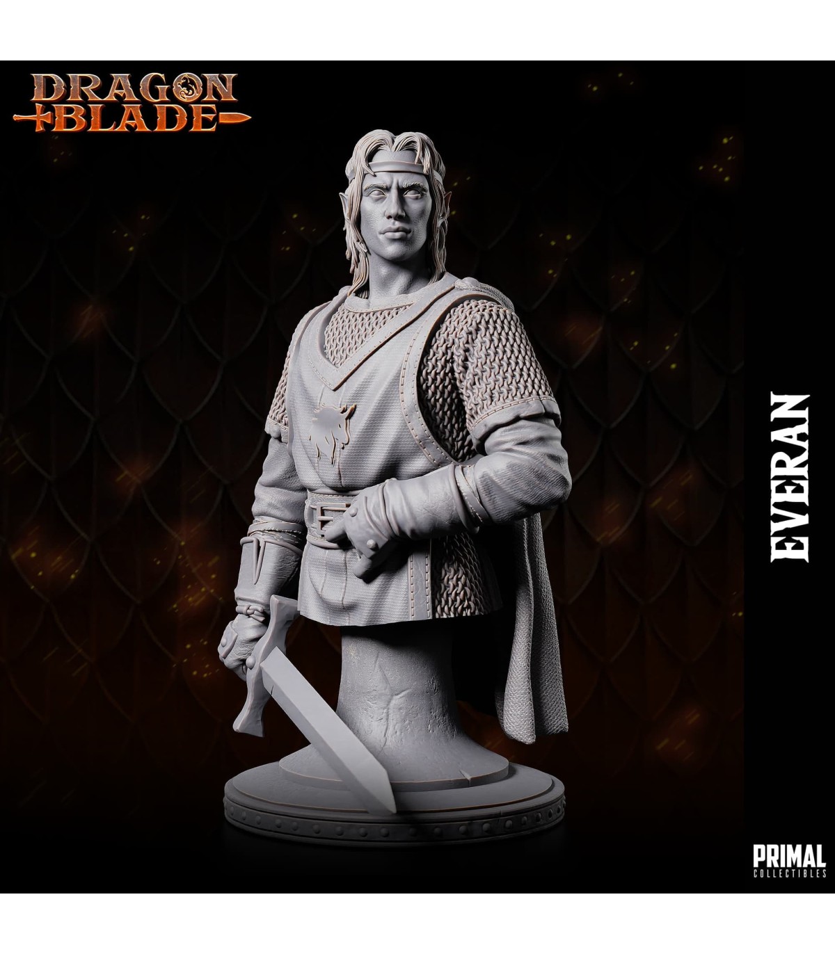 Wizard Elf Everan, Elfo Guerrero Busto