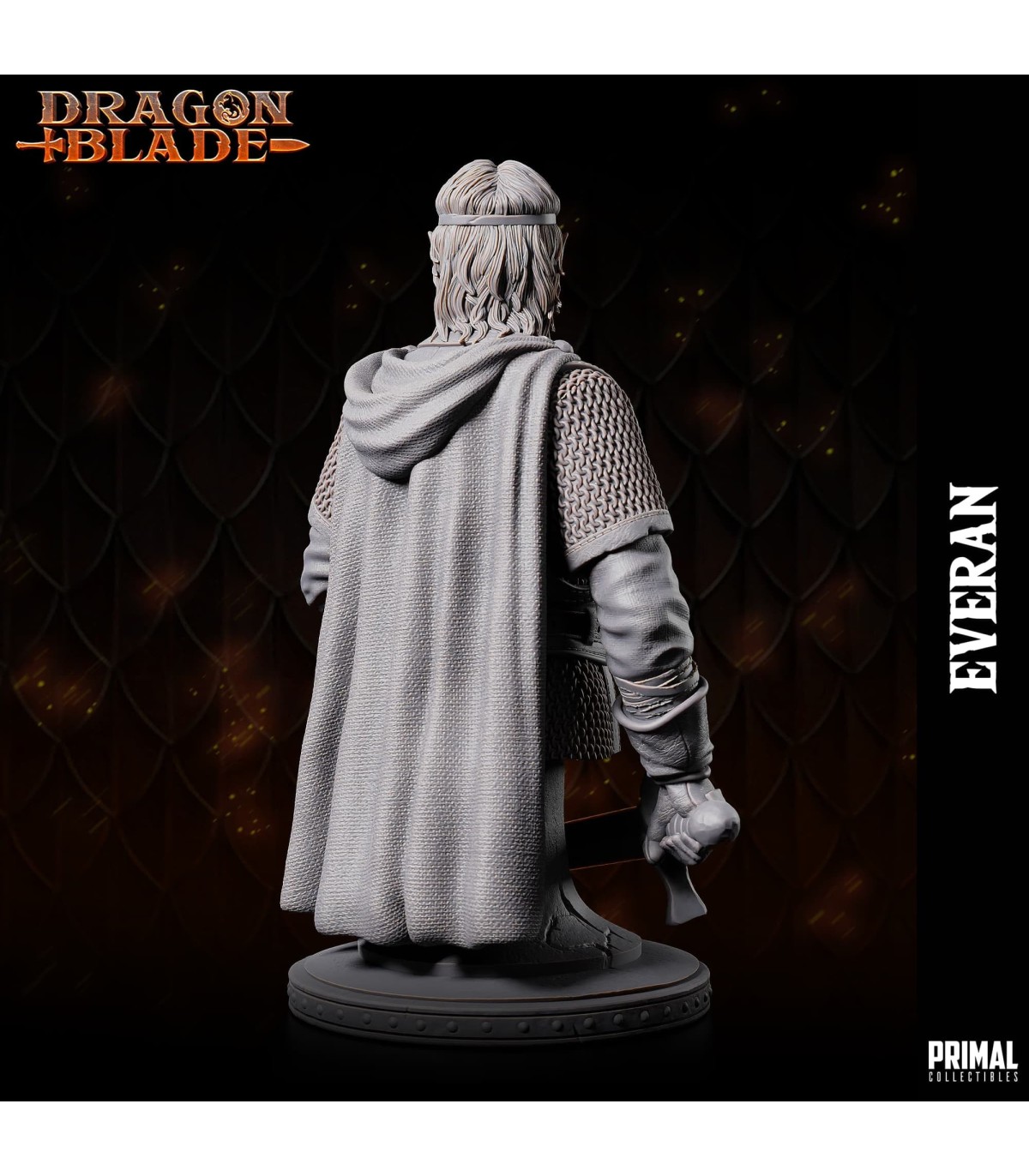Wizard Elf Everan, Elf Warrior Bust