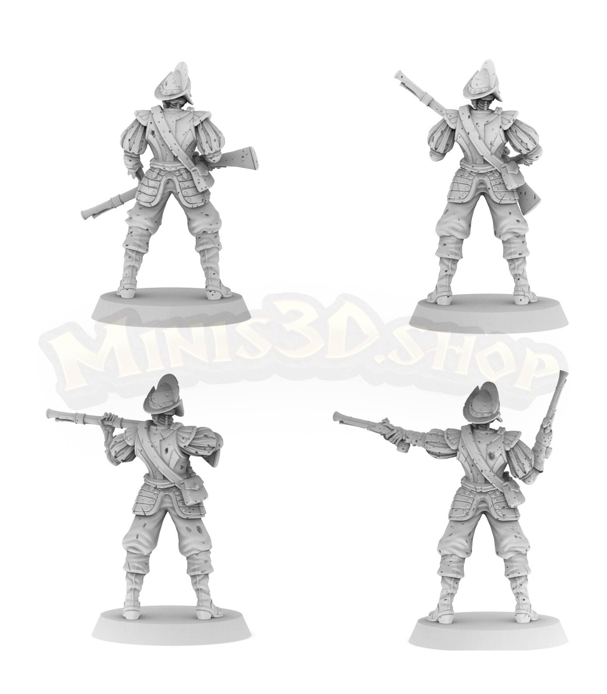 Bucaneros Esqueleto PACK (4M)