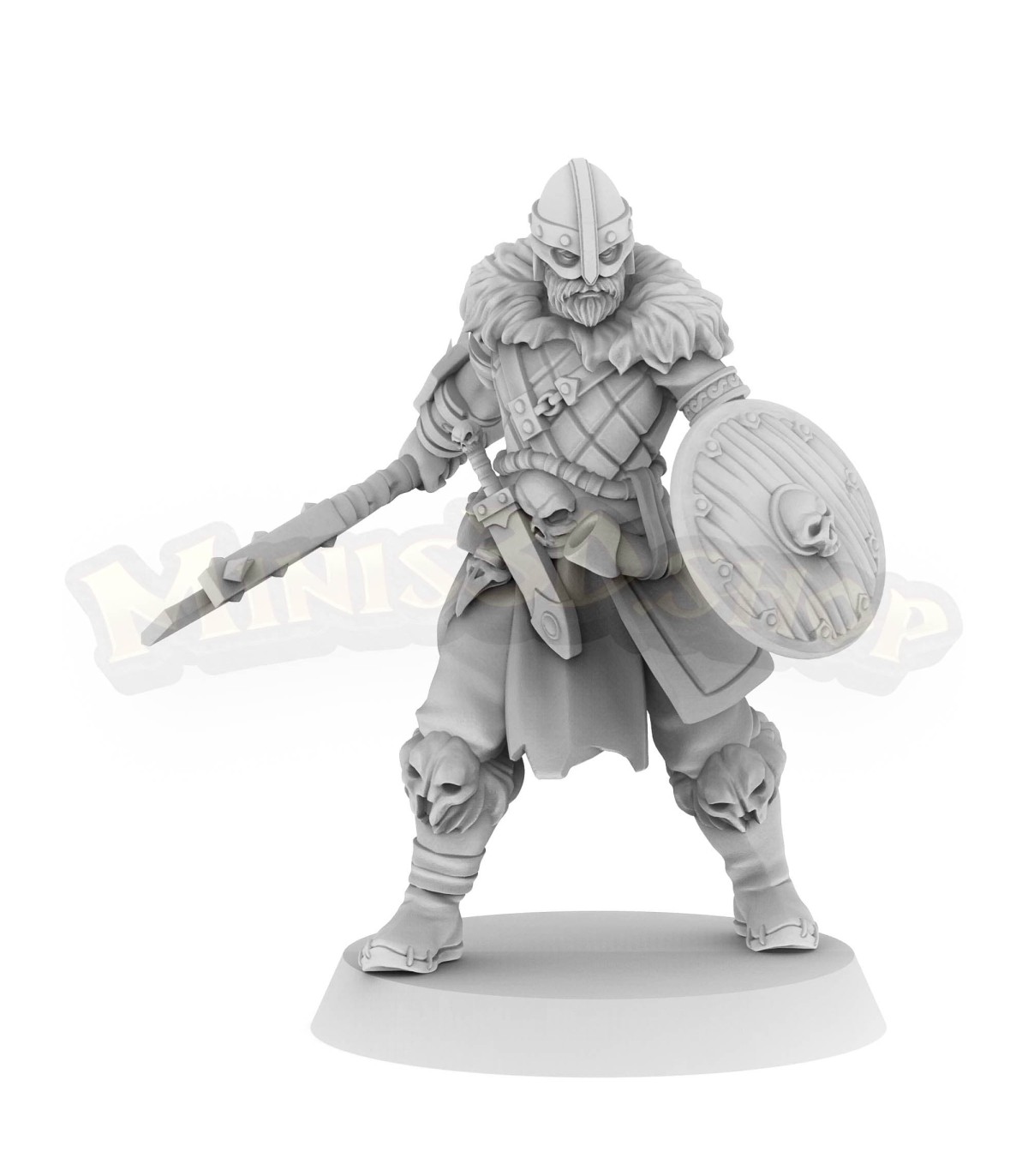 Skaldrun, Vikingo del Hacha y Escudo